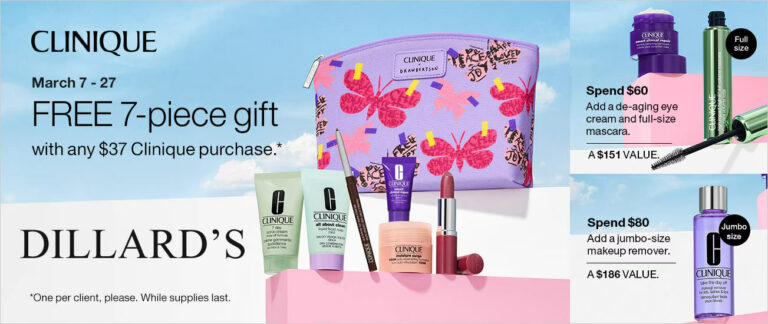 Clinique Gifts with Purchase - March 2025