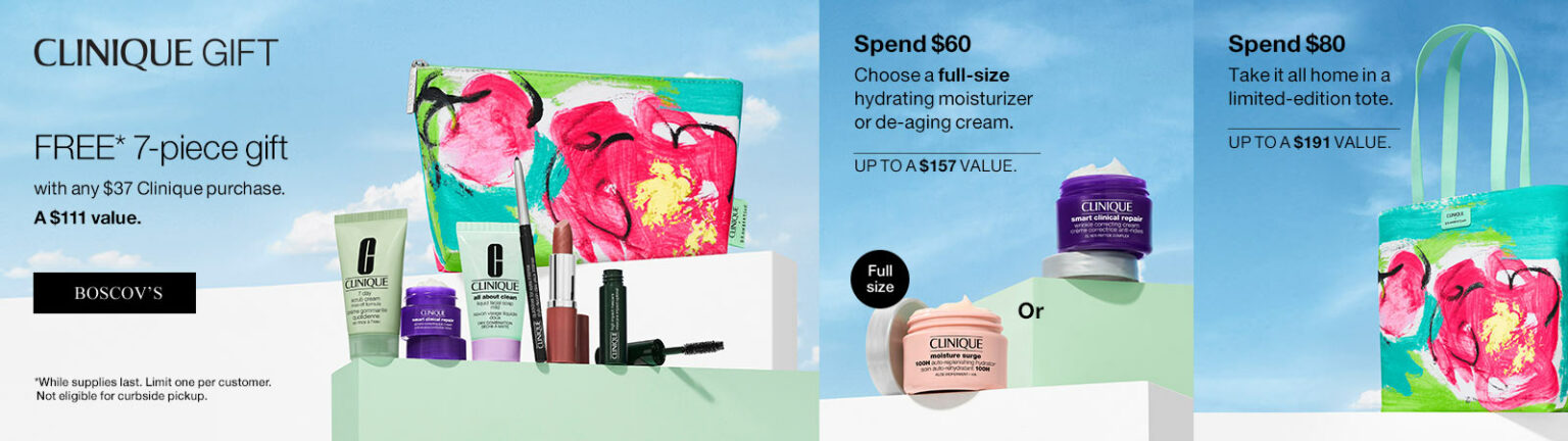 Clinique Gifts with Purchase - March 2025